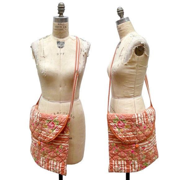 April Cornell | Bags | Vintage April Cornell Terracotta Pink Cottage ...